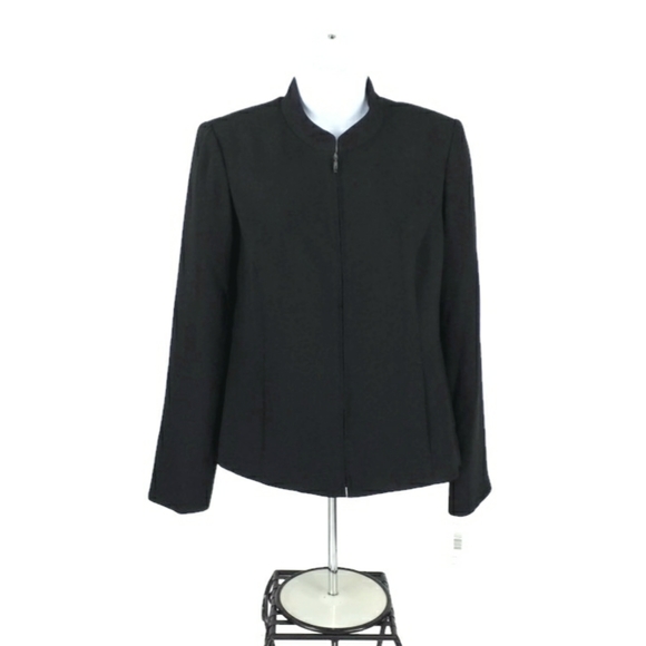 Pendleton | Jackets & Coats | Pendleton Black Long Sleeve Mandarin ...